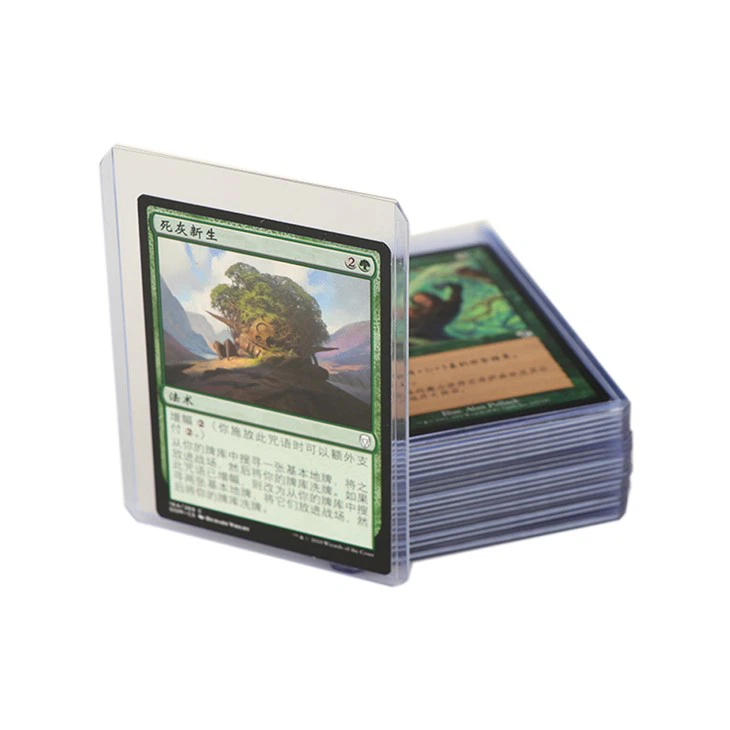 China Customized 3"x4" Hard Plastic Card Sleeves Suppliers ...